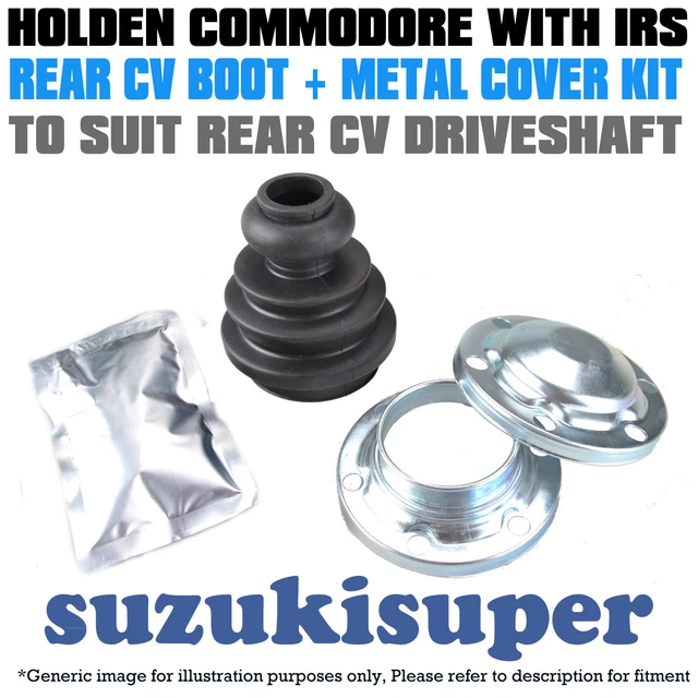 HOLDEN COMMODORE VT VX VY VZ CV Boot + Covers Kit fits Rear CV Drive ...