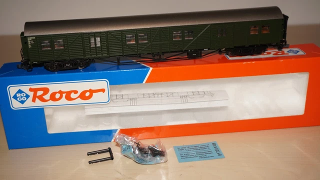 RF17/3] ROCO (AC) Spur H0 44592 Personenwagen Gepäckwagen der DB OVP ...