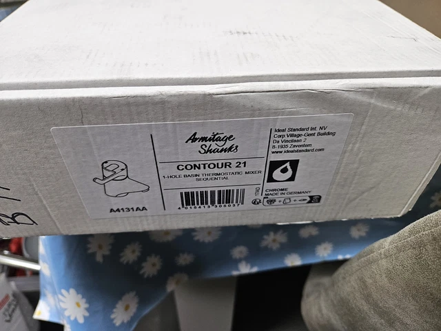 ARMITAGE SHANKS CONTOUR 21 Lever Sequential Basin Mixer Tap Flexi Tails ...