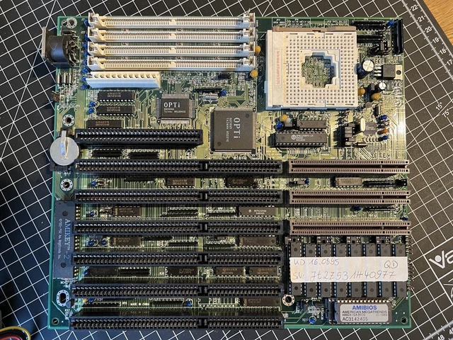 QDI V4P895GRN/SMT V1.0 Socket 3 Scheda madre 486 VLB ISA Retro PC VESA ...