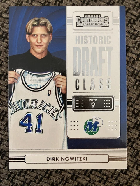 2022-23 PANINI CONTENDERS Dirk Nowitzki draft historique classe #12 ...