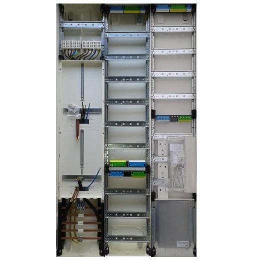 HAGER METER CABINET 2x 3.hz meter field + 2x distribution field with ...