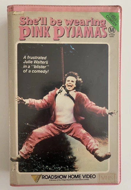 SHE’LL BE WEARING Pink Pyjamas [VHS] Roadshow Big Box Ex-Rental Video ...