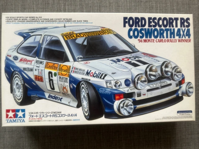 TAMIYA FORD ESCORT Cosworth 4x4 94 Monte Carlo Rally Winner 1/24 rar ...