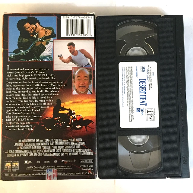 DESERT HEAT VAN Damme VHS Tape - Ships Free with Tracking £7.40 ...