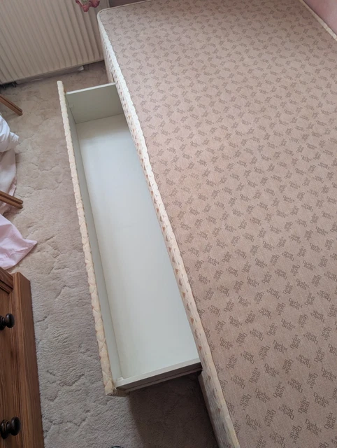 SINGLE DIVAN BED Base With Draw 3ft. No Mattress. Collect IG6 12th ...