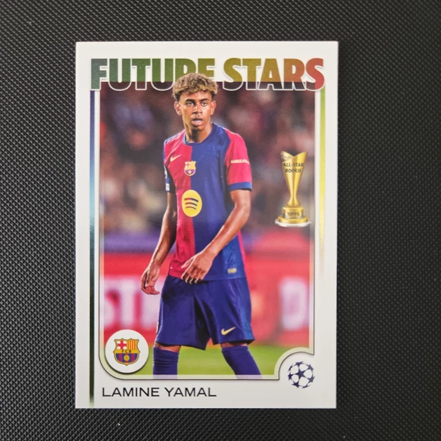 LAMINE YAMAL FUTURE Stars Barcelona TOPPS UCC Flagship 2024/25 £1.75 ...