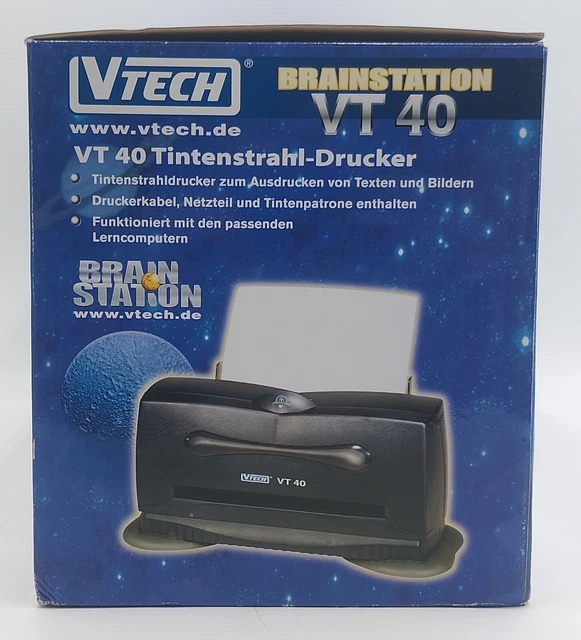 VTECH GENIUS MASTER Table Top Lerncomputer + VT40 Drucker / Unbespielt ...
