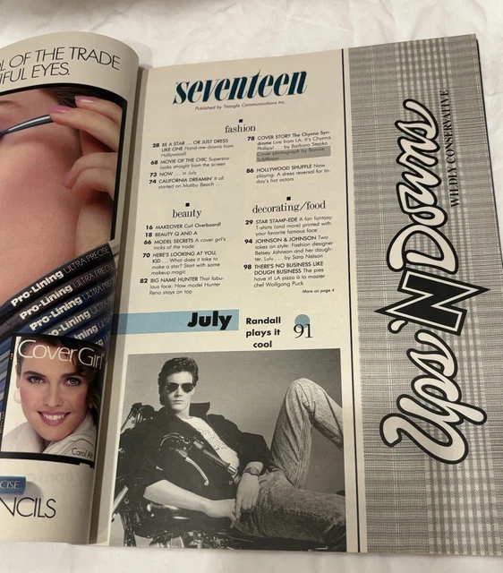 SEVENTEEN MAGAZINE JULY 1988 - Chynna Phillips Mathew Broderick Nice ...