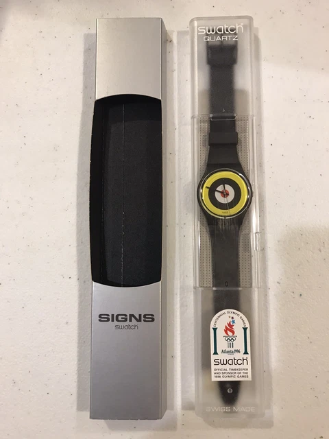 NEW VINTAGE SWATCH Watch The Originals GB174 Straight Up 1996 EUR 45,00 ...