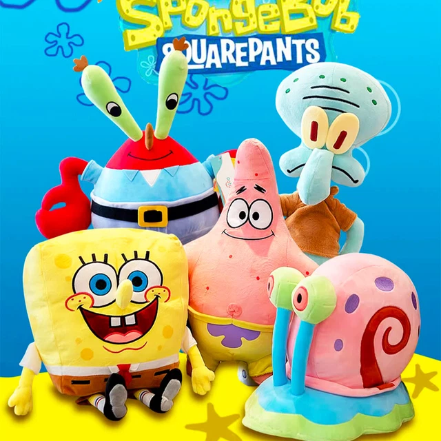 SPONGEBOB SQUAREPANTS SOFT Plush Toy Stuffed Animal Cartoon Doll Kids ...