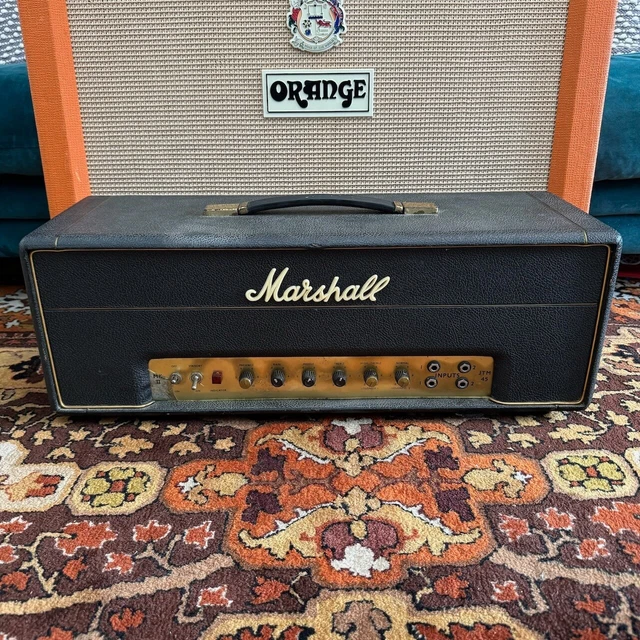 VINTAGE 1966 MARSHALL JTM45 MKII Plexi White Panel Valve Amplifier Head ...