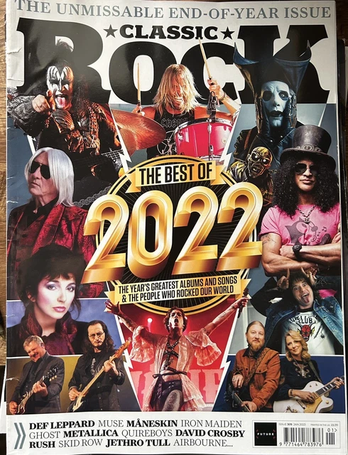 CLASSIC ROCK MAGAZINE - The Best Of 2022 - Def Leppard - Taylor Hawkins ...