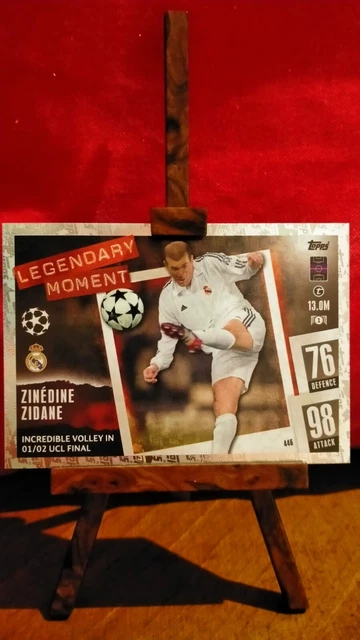 TOPPS MATCH ATTAX Champions League 23/24 n. 446 Zinedine Zidane Momento leggenda EUR 3,40 ...