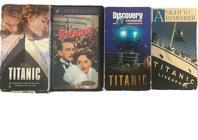 TITANIC VHS LOT Bundle Of 4 - Movies Discovery Channel TV Documentary £ ...