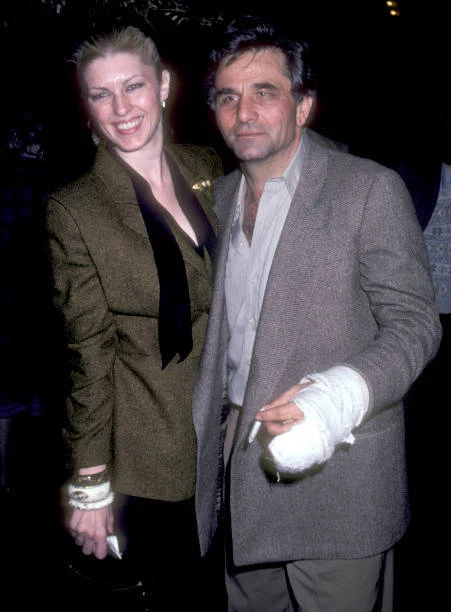 ACTOR PETER FALK & wife Shera Danese at the Opening Night Performa ...