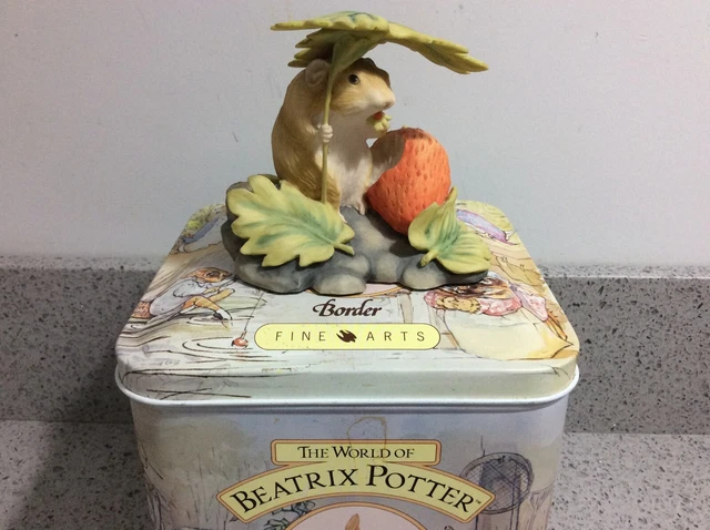 VINTAGE BORDER FINE ARTS Beatrix Potter Figurine BP4 TIMMY WILLIE AND ...