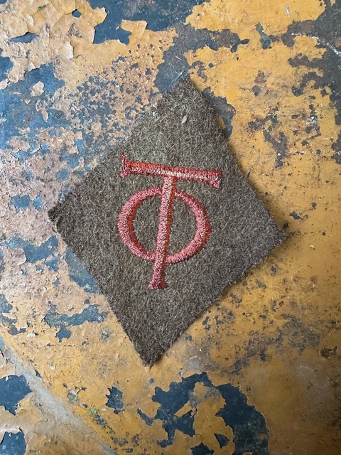 WW2 TENO BADGE Original Diamond With Embroidered Letters £31.87 ...