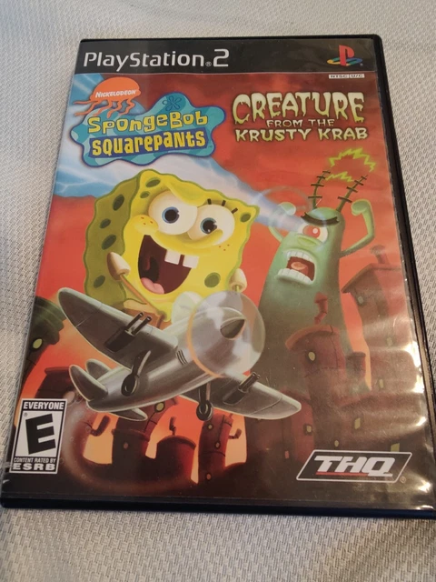 SPONGEBOB SQUAREPANTS: CREATURE from the Krusty Krab Sony Playstation 2 ...