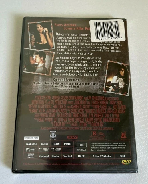 METHOD DVD ELIZABETH Hurley Jeremy Sisto $5.99 - PicClick CA