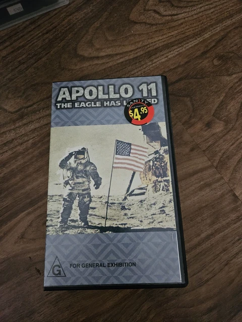 APOLLO 11 THE eagle has landed NASA VHS video tape retro vintage $15.00 ...