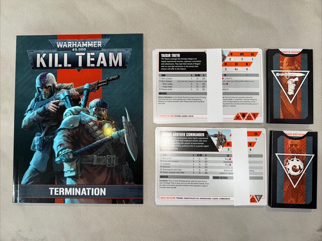 WARHAMMER 40K KILL Team Termination Manual Campaign Rule Book Operative ...