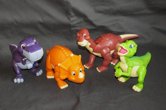 THE LAND BEFORE Time Dinosaurs. Set Toy Figures Cera Littlefoot Chomper ...