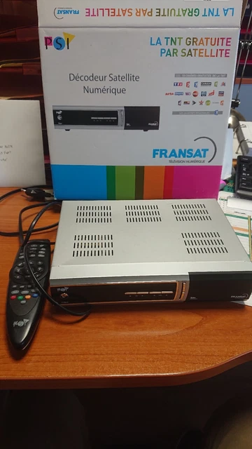 DÉCODEUR SATELLITE NUMÉRIQUE Fransat PSI télévision numérique la carte ...