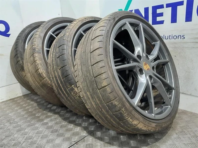 SET OF GENUINE 20 Inch PORSCHE 718 BOXSTER CAYMAN Alloy Wheels & Tyres ...