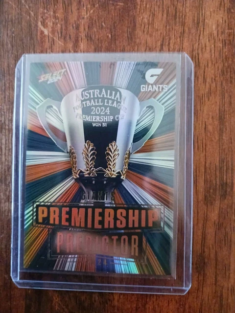 2024 SELECT FOOTY stars Premiership Predictor Sydney Swans 185/315 $79. ...