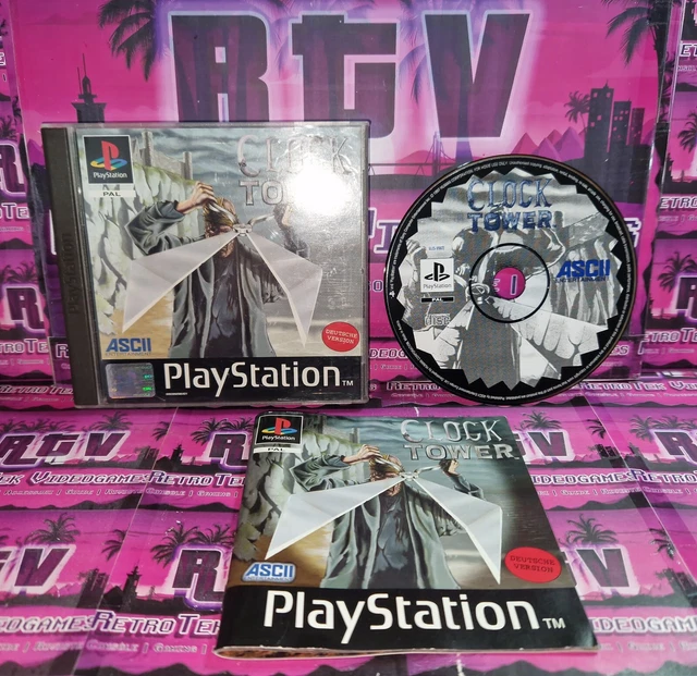 🇩🇪 CLOCK TOWER Sony Ps1 Pal Deutsche Version Cib Perfetto Cib Raro Sles ...