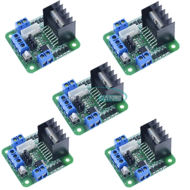 5PCS L298N DUAL H Bridge Stepper Motor Drive Control Board Module DC ...