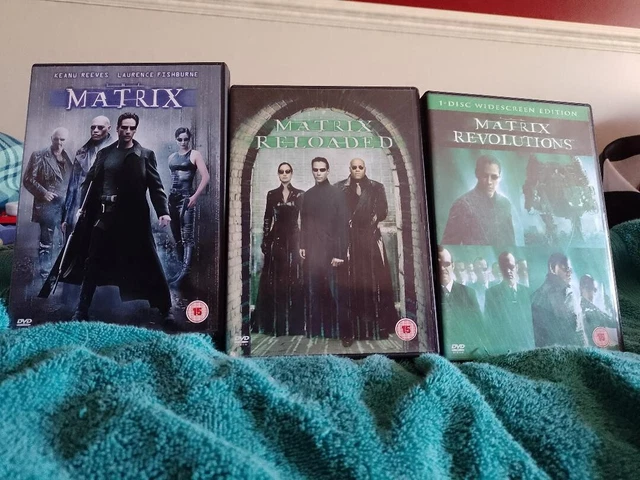 DVD THE MATRIX Trilogy - Keanu Reeves, Laurence Fishburne, Carrie-Anne Moss EUR 1,16 - PicClick IT