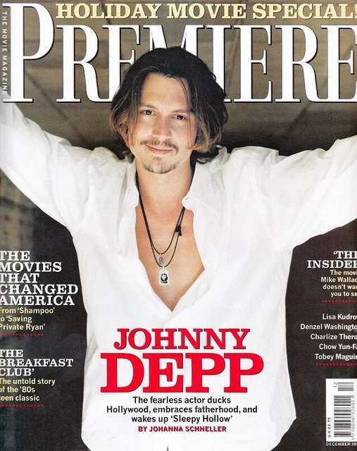Johnny Depp Lisa Kudrow Charlize Theron Vintage Us Premiere