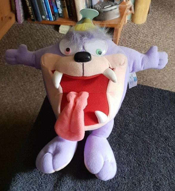 VINTAGE 1990 PLAYSKOOL Dizzy Devil Taz Tiny Toon Adventures Plush Soft ...