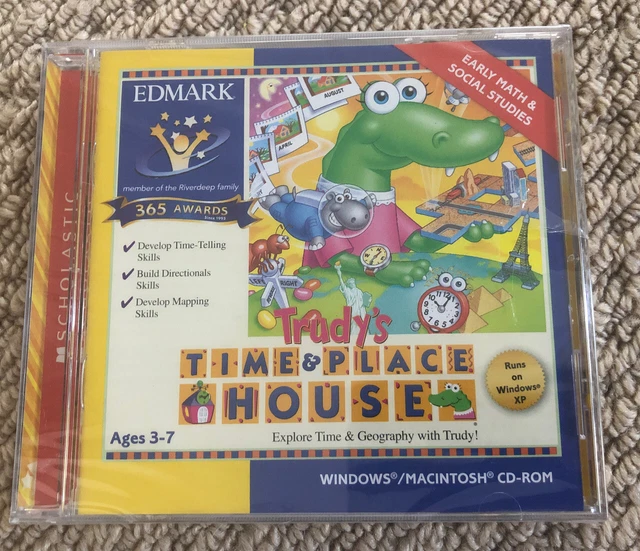 SCHOLASTIC EXPLORE TIME & Geography CD-ROM Education Software Windows ...