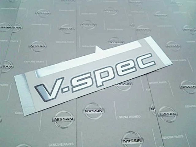 NISSAN GENUINE R34 Skyline GT-R nismo AUTECH V-SPEC Rear Emblem Japan ...