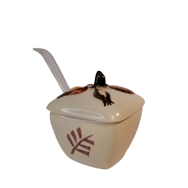 VINTAGE CARLTONWARE SALT Cellar Hazelnut and Leaves Australian Design ...