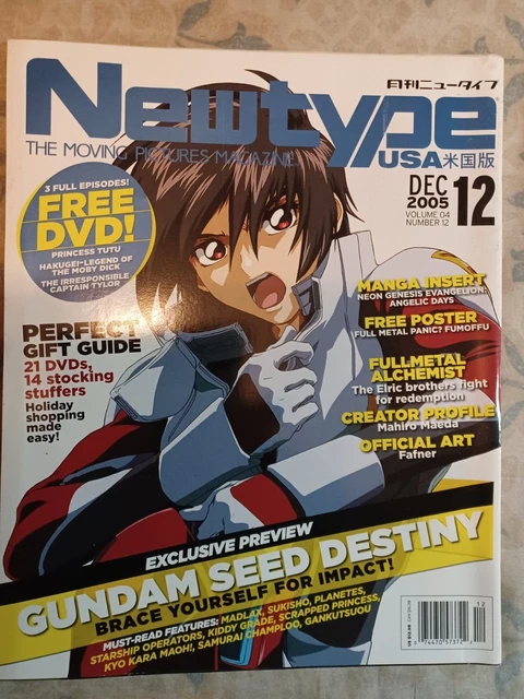 NEWTYPE USA NOVEMBER 2005/Vol 4 #11: Loki Ragnarok (w/Poster No DVD) £ ...