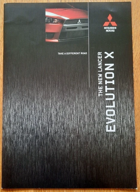 MITSUBISHI LANCER EVOLUTION X car sales brochure / prospekt / catalogue ...
