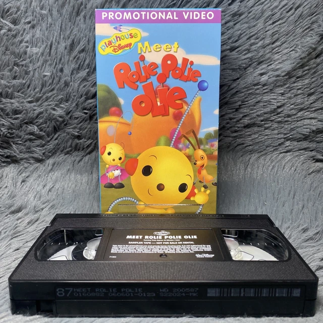 MEET ROLIE POLIE Olie Playhouse Disney Promotional VHS Tape Rare Promo ...