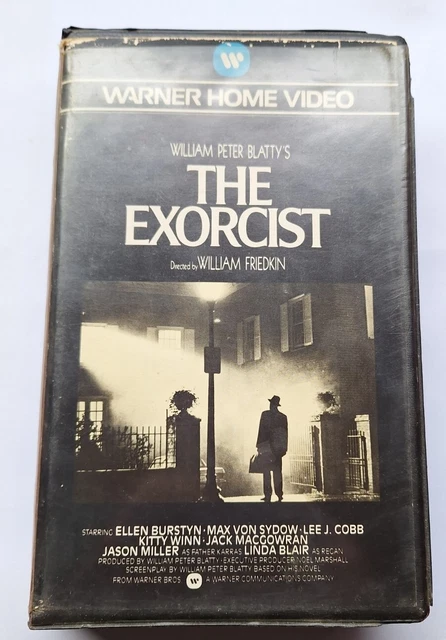 THE EXORCIST PRE Cert Vhs Video Big Box Rare Horror Warner Home Video ...