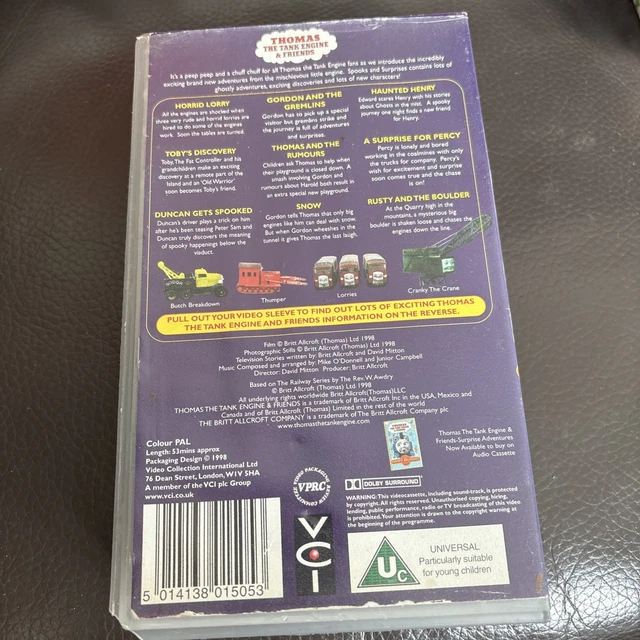 THOMAS THE TANK Engine & Friends - Spooks & Surprises VHS Video £4.37 ...
