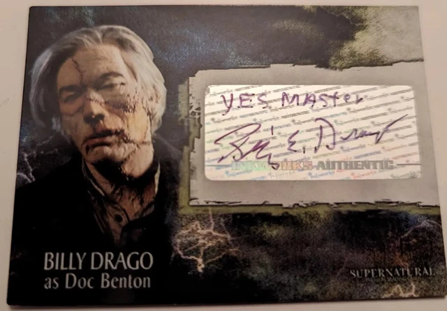 RARE SUPERNATURAL SEASON 3 Inkworks A-25 Billy Drago as Doc Benton £40. ...