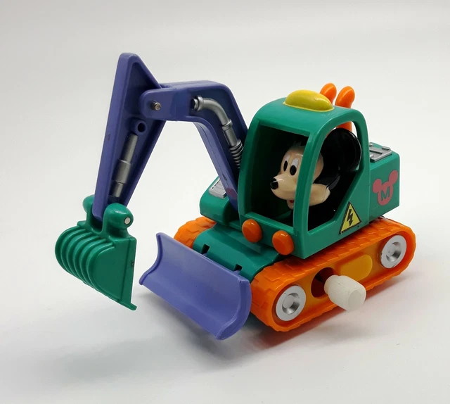 FIGURINE WIND UP Turning Walt Disney Mickey Mouse Digger £13.24 ...