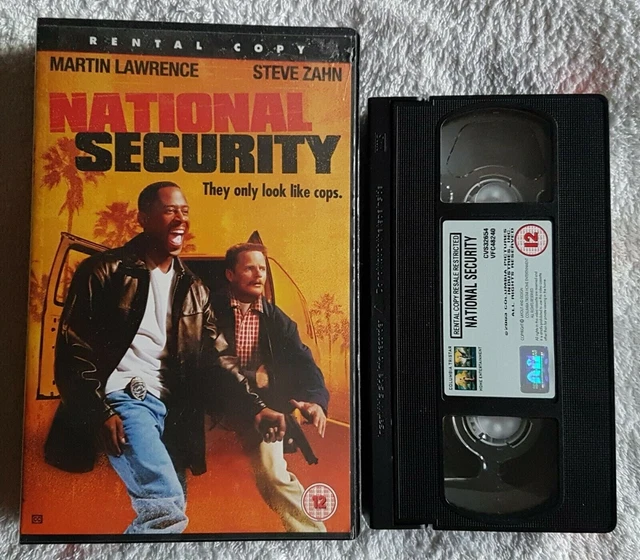 NATIONAL SECURITY (VHS) BIG BOX - Martin Lawrence + Steve Zahn + Eric ...