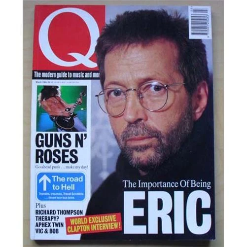 ERIC CLAPTON Q #90 Magazine March 1994 Eric Clapton Cover With Feature ...