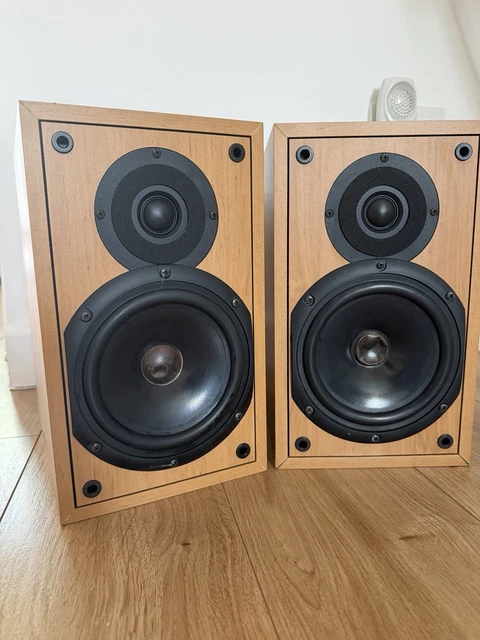 TEAC LS-500U PAIR of Speakers 110W Max Power Denmark Wooden Hifi Audio ...