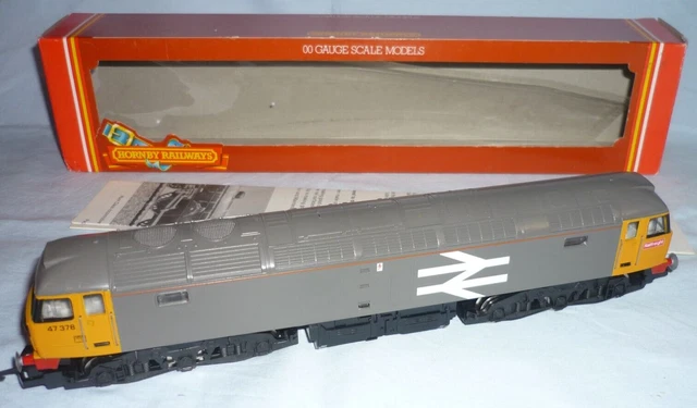 HORNBY OO GAUGE BR RAILFREIGHT CLASS 47 DIESEL Co-Co LOCO 47378 R898 ...