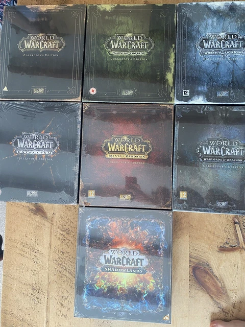 WORLD OF WARCRAFT Collectors Editions * SEALED * Vanilla - Shadowlands ...